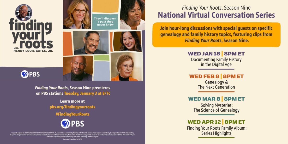 'Finding Your Roots' National Conversation Series - PBS Books